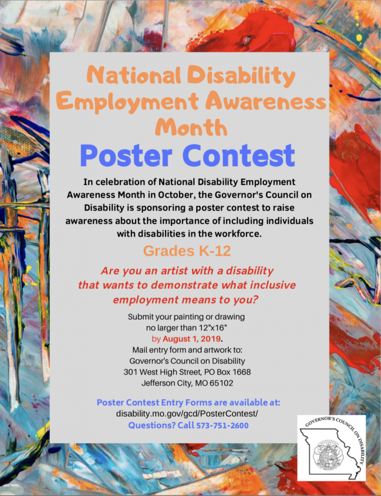 Poster Contest to Bring Awareness to Disability Employment Month ...