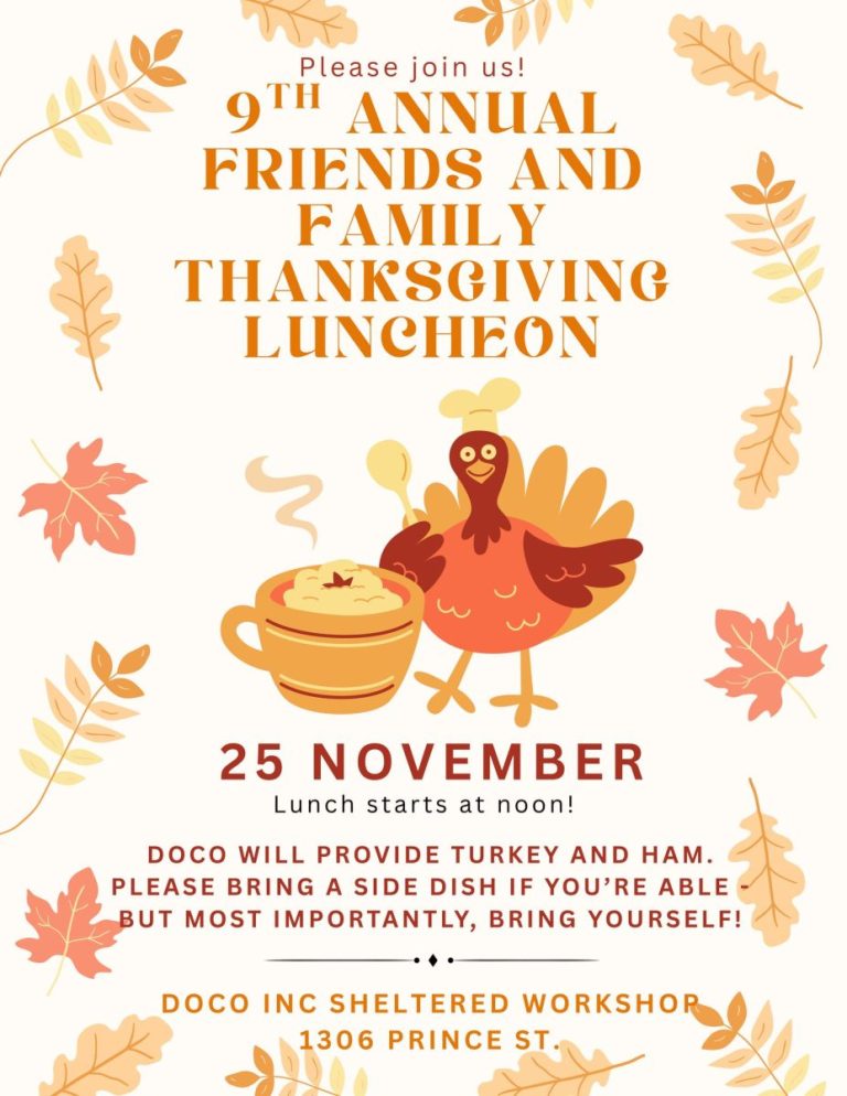 DOCO Hosts 9th Annual Friends and Family Thanksgiving Lunch – Douglas ...